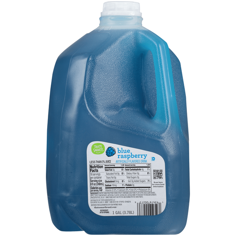 That's Smart! Blue Raspberry Artificially Flavored Drink (1 gal ...