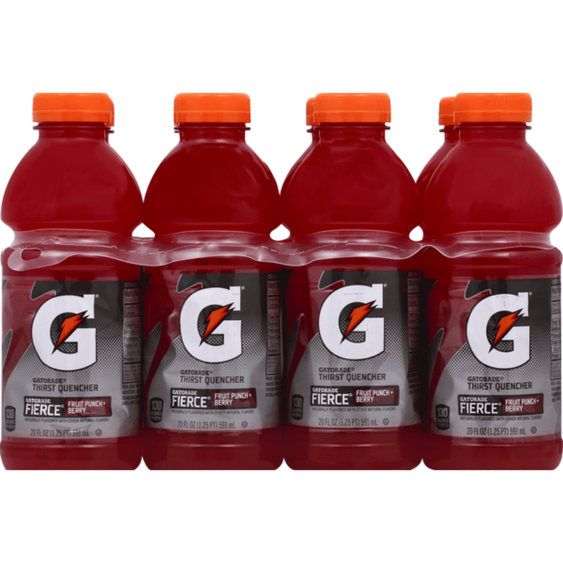 Gatorade Fierce Fruit Punch+Berry Thirst Quencher (20 fl oz) - Instacart