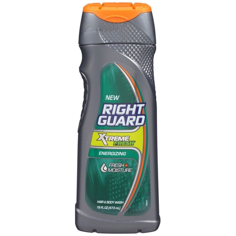 Right Guard Xtreme Fresh Fresh Deodorizing Hair & Body Wash (16 fl oz ...
