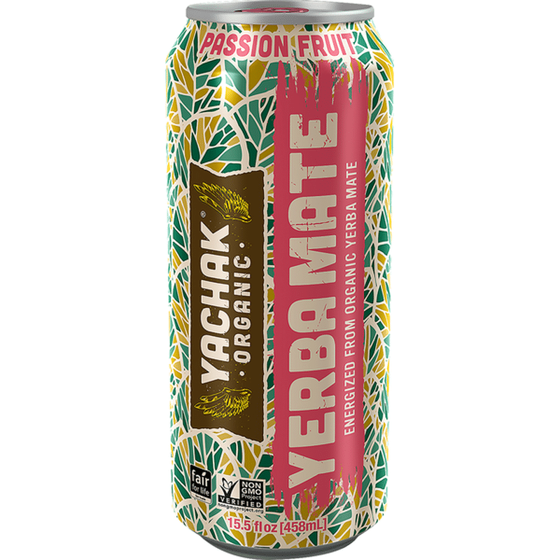 Yachak Yerba Mate, Organic, Passion Fruit (15.5 oz) Delivery or Pickup ...