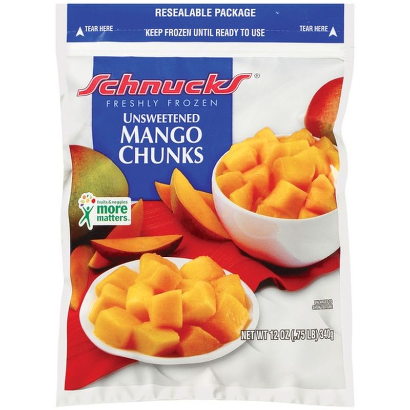 Schnucks Unsweetened Freshly Frozen Mango Chunks (12 oz) - Instacart