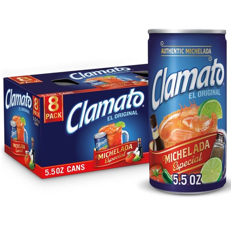 Clamato Preparado Tomato Cocktail (5.5 fl oz) - Instacart