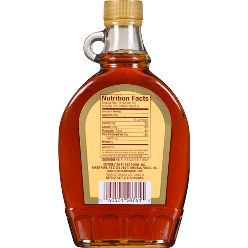 MacDonald's 100% Pure Maple Syrup (12.5 fl oz) Delivery or Pickup Near ...