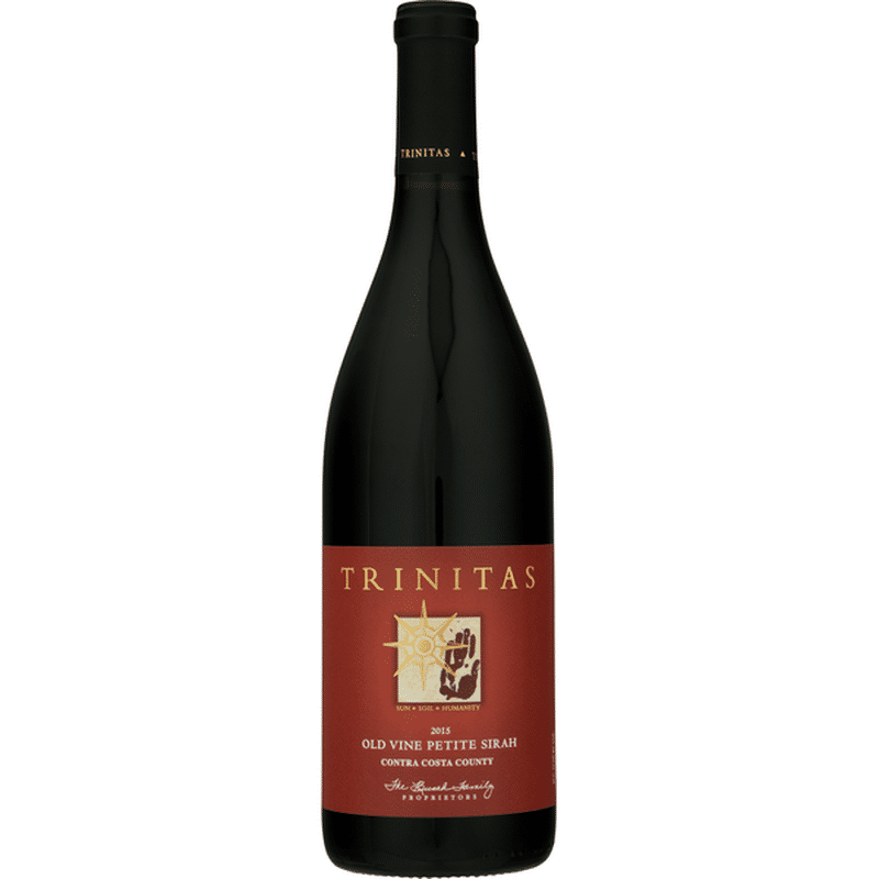 Trinitas Cellars Petite Sirah, Old Vine, Contra Costa County (750 ml ...
