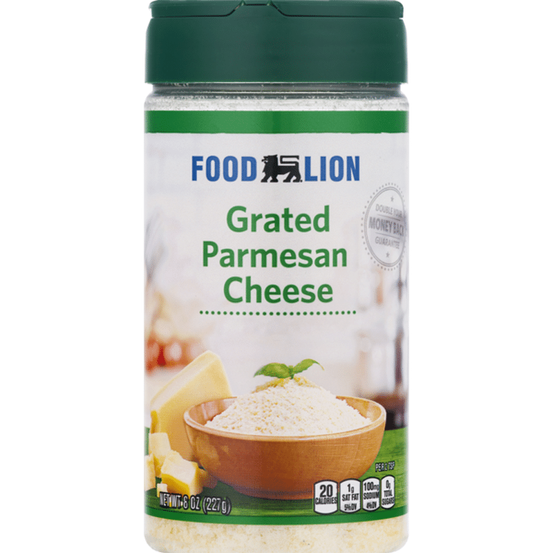 Food Lion Grated Cheese, Parmesan (8 oz) - Instacart