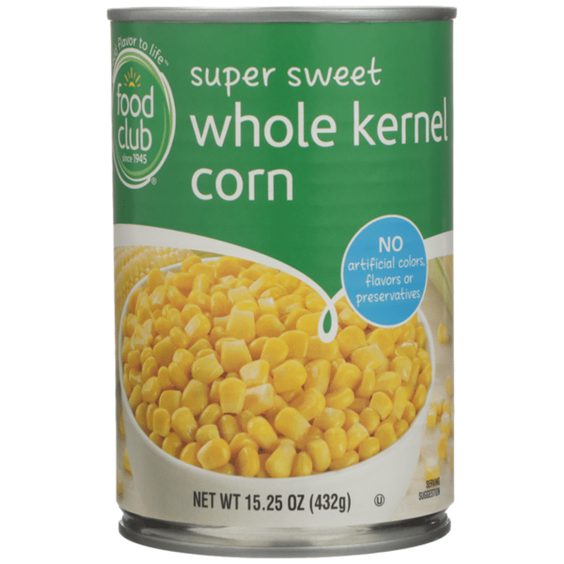Food Club Super Sweet Whole Kernel Corn (15.25 oz) - Instacart