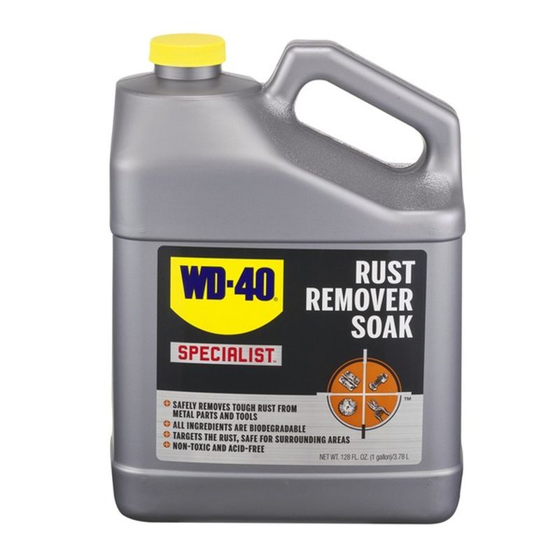 Wd 40 Specialist Rust Remover Soak 128 Fl Oz Instacart