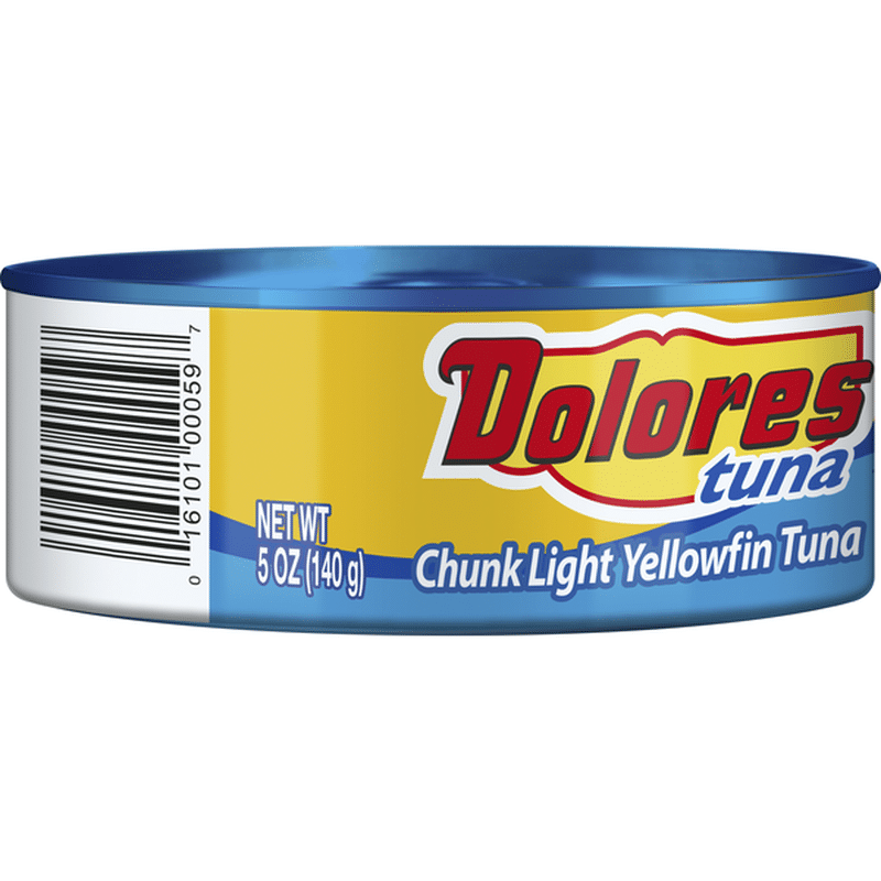 Dolores Yellowfin Tuna, Chunk Light, in Water (5 oz) - Instacart