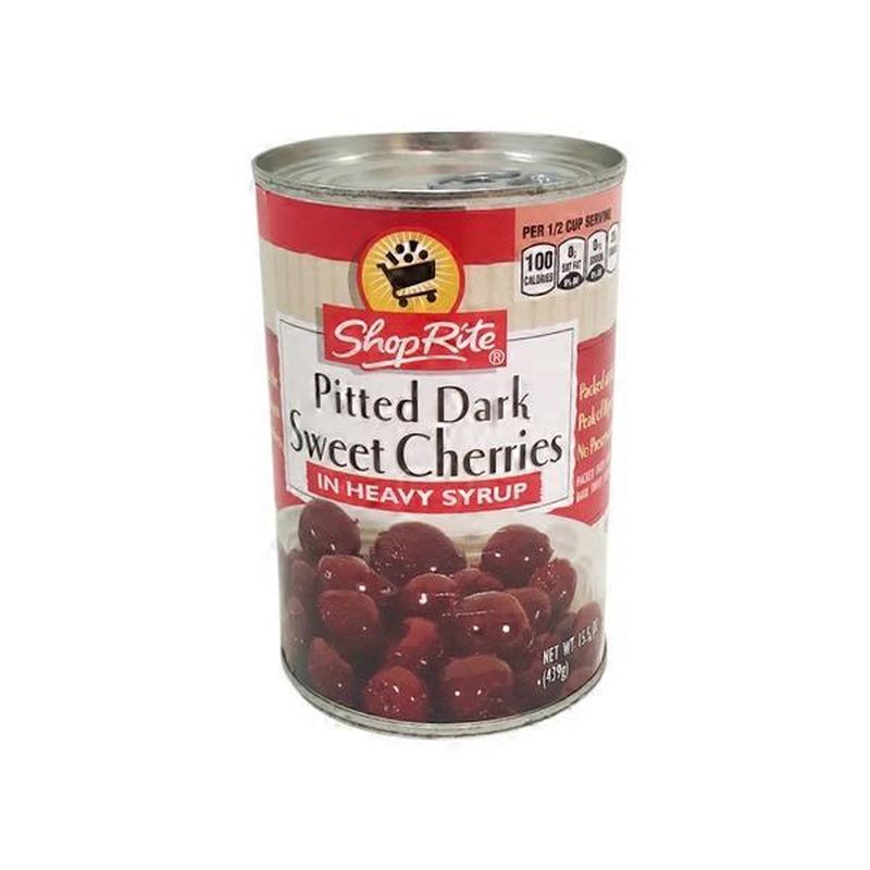 Shoprite Pitted Dark Sweet Cherries In Heavy Syrup 15 Oz Instacart