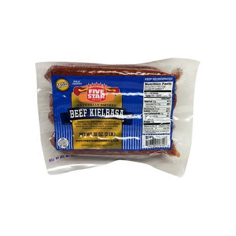 Five Star Beef Kielbasa (32 oz) - Instacart