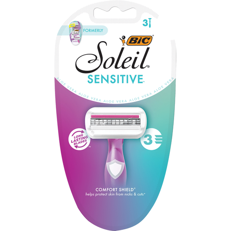 BiC Razors, Sensitive (3 ct) - Instacart