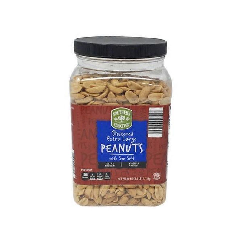 Southern Grove Blistered Extra Large Peanuts (40 oz) - Instacart