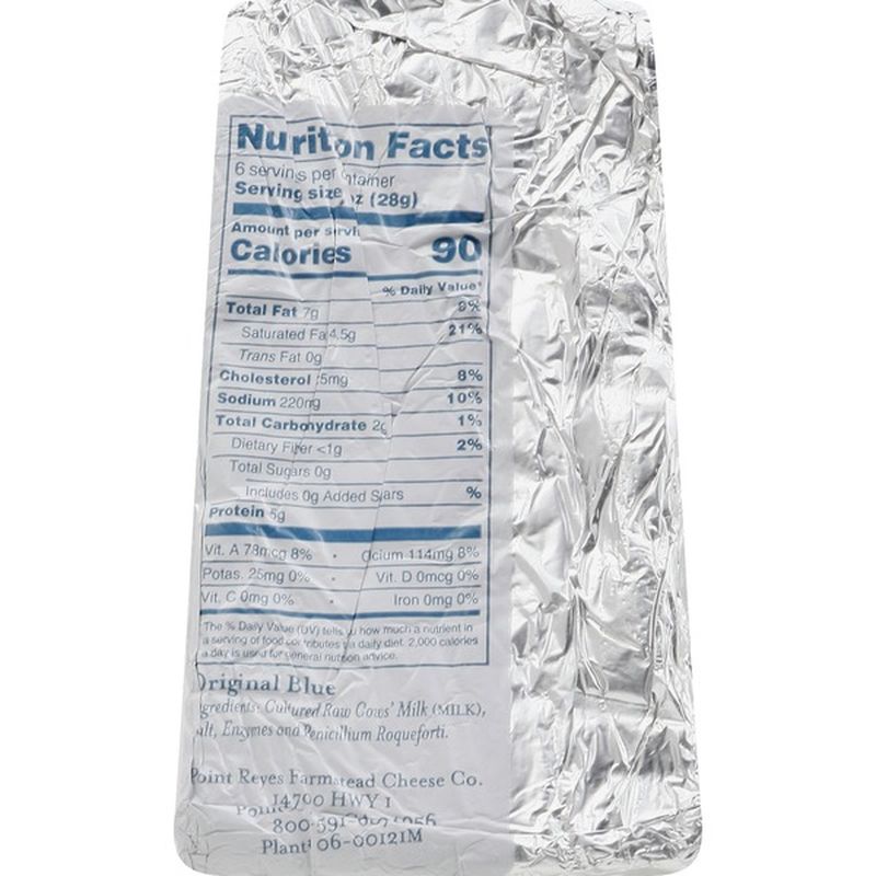 Point Reyes Farmstead Cheese Blue Cheese, Original Blue (6 oz) - Instacart