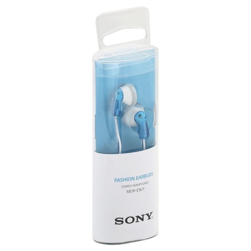 Sony Stereo Headphones, Fashion Earbuds, Blue (1 each) - Instacart