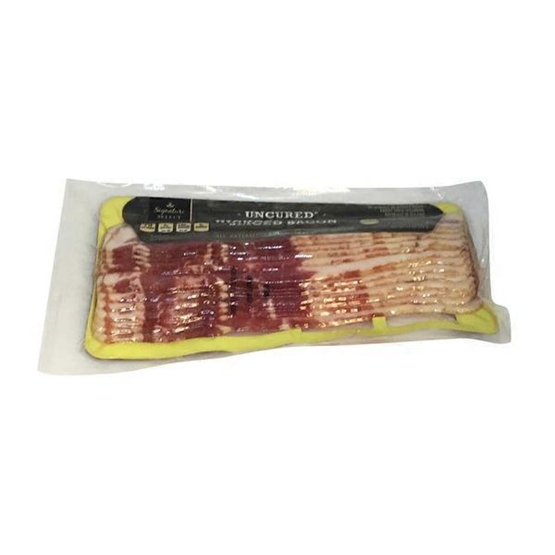 Signature Kitchens Uncured Hickory Smoked Sliced Bacon (12 oz) - Instacart