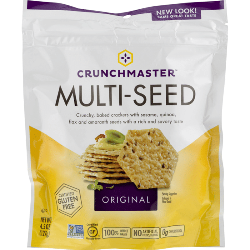 Crunchmaster Multi-Seed Crackers Original (4.5 oz) - Instacart