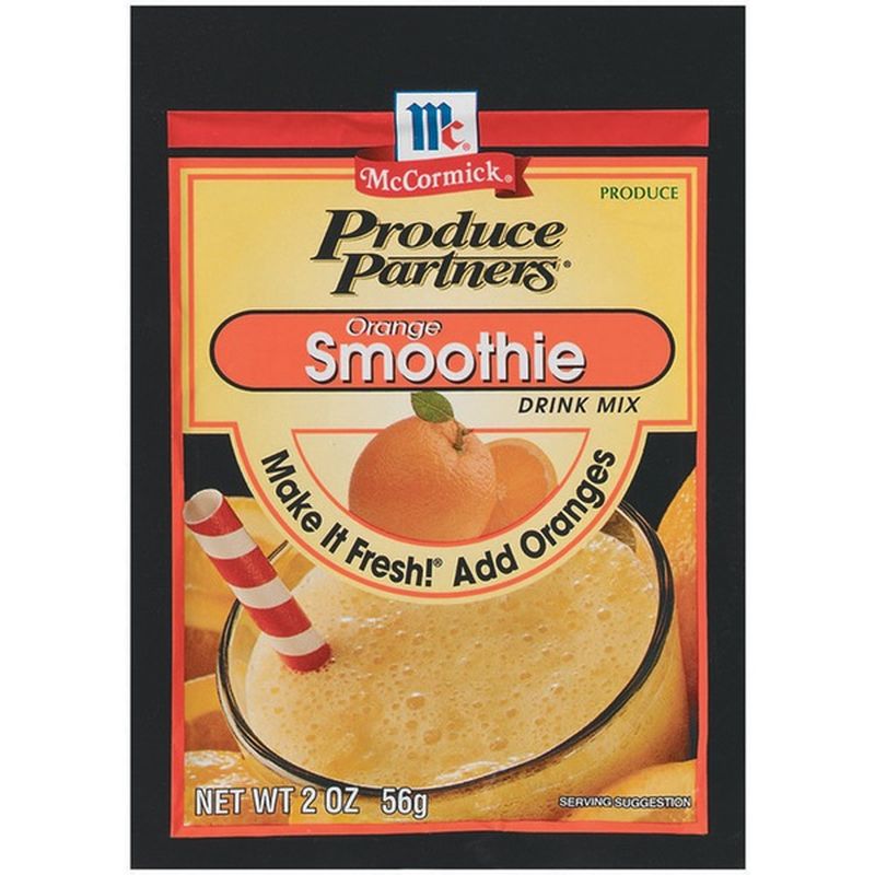 Mccormick Produce Partners Orange Smoothie Drink Mix (2 oz) - Instacart