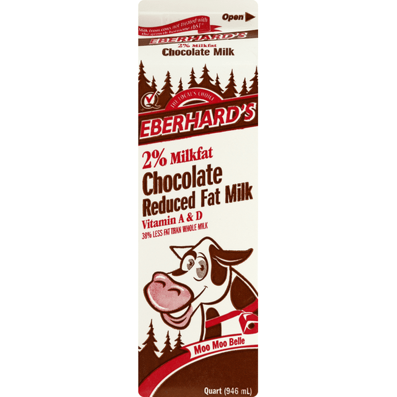 Sunshine Dairy Foods Milk, Reduced Fat, 2% Milkfat, Chocolate (1 qt ...