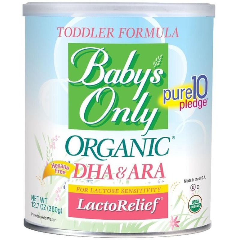 Baby's Only Organic Toddler Dairy Whey Formula (12.7 oz) - Instacart