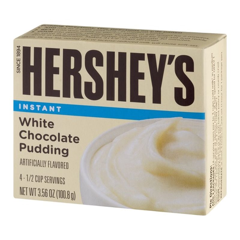 Hershey's Instant Pudding White Chocolate (0.5 ct) - Instacart