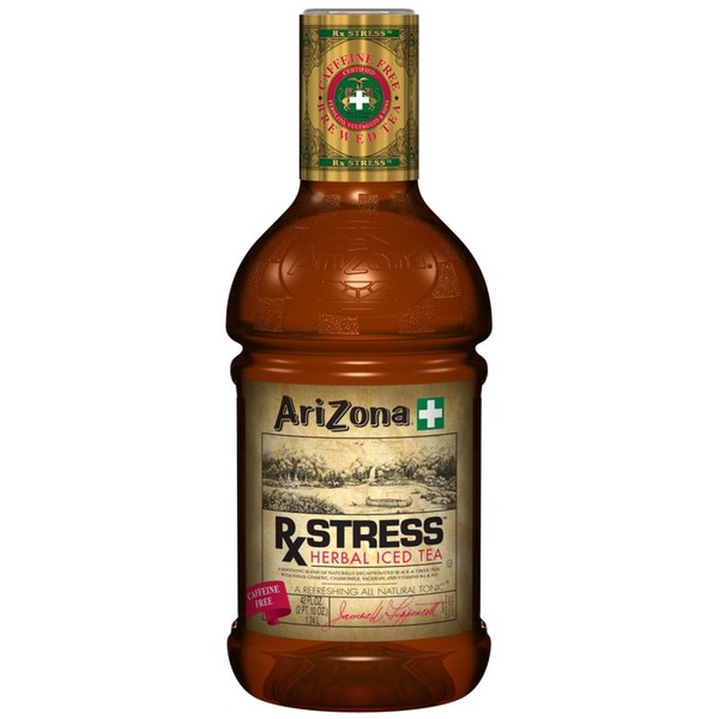 Arizona Rx Stress Herbal Caffeine Free Iced Tea (42 fl oz) - Instacart