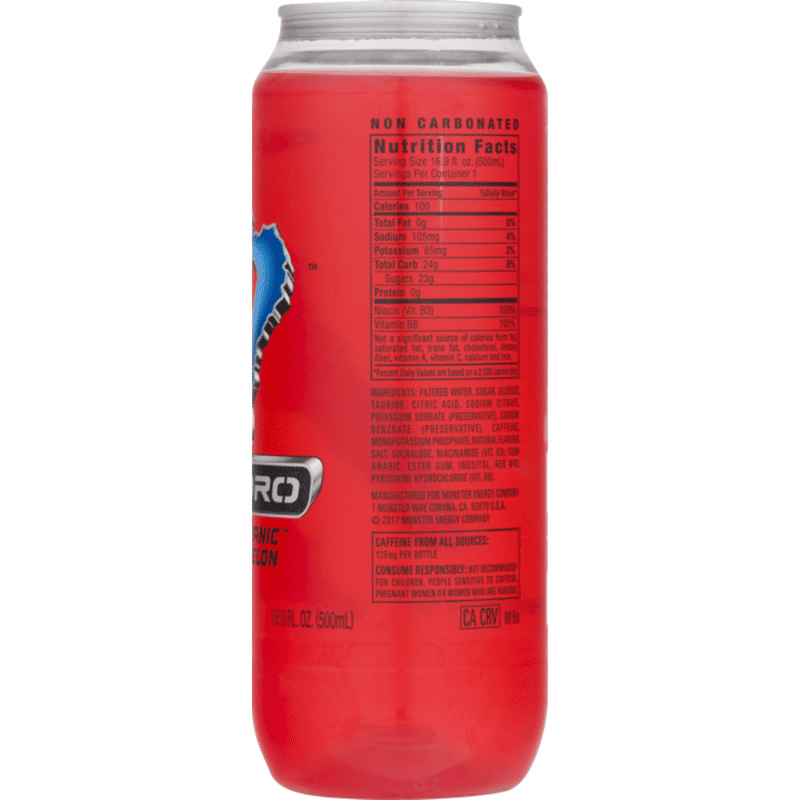 Monster Hydro Manic Melon Energy (16.9 fl oz) - Instacart