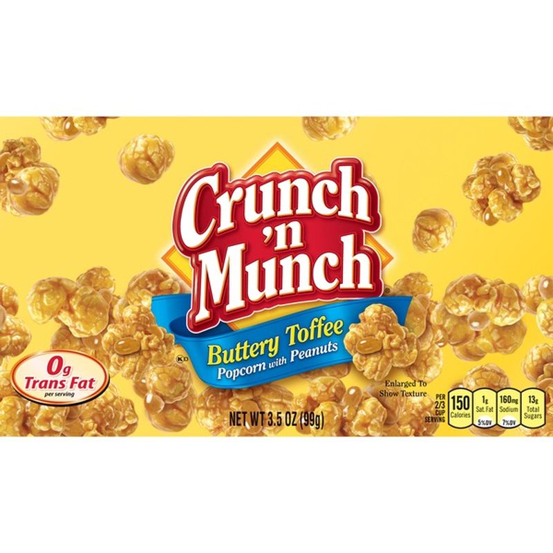 Crunch 'n Munch Buttery Toffee Popcorn (3.5 oz) - Instacart