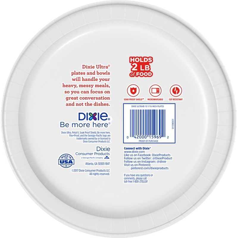 Dixie Plates Ultra, 10" (100 ct) - Instacart