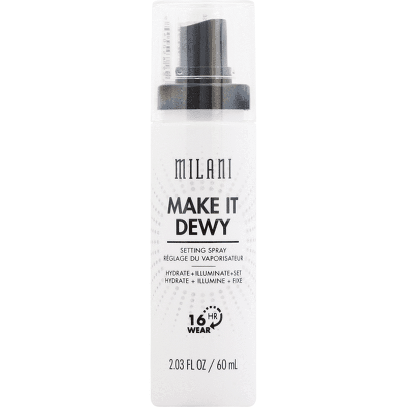 Milani Setting Spray, Make It Dewy 04, Hydrate + Illuminate + Set (2.03 ...