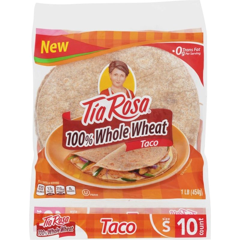 Tia Rosa 100 Whole Wheat Taco Tortillas (16 oz) - Instacart