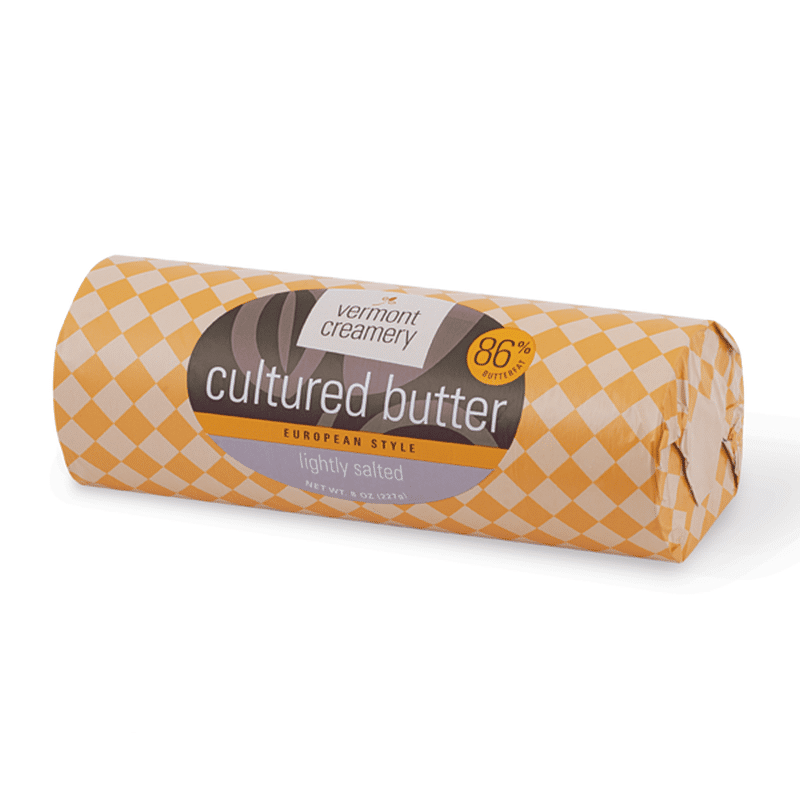 Vermont Creamery Lightly Salted Cultured Butter (8 oz) - Instacart