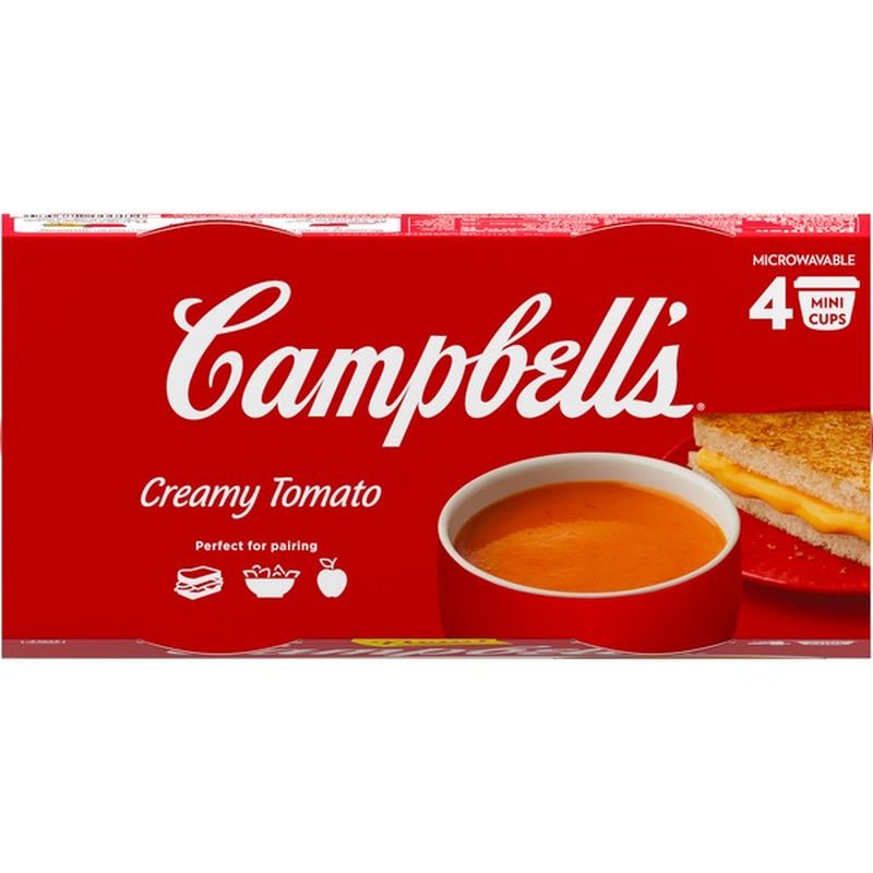 Campbell's® Creamy Tomato Soup Mini Cups (7 oz) - Instacart