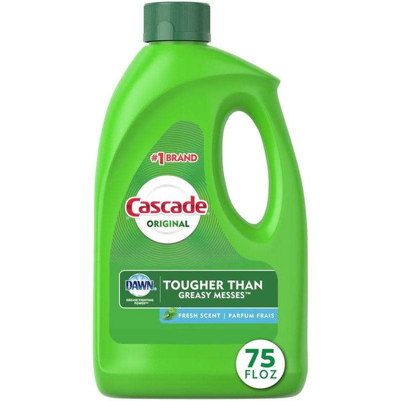 Cascade Gel Dishwasher Detergent, Fresh Scent (75 oz) - Instacart