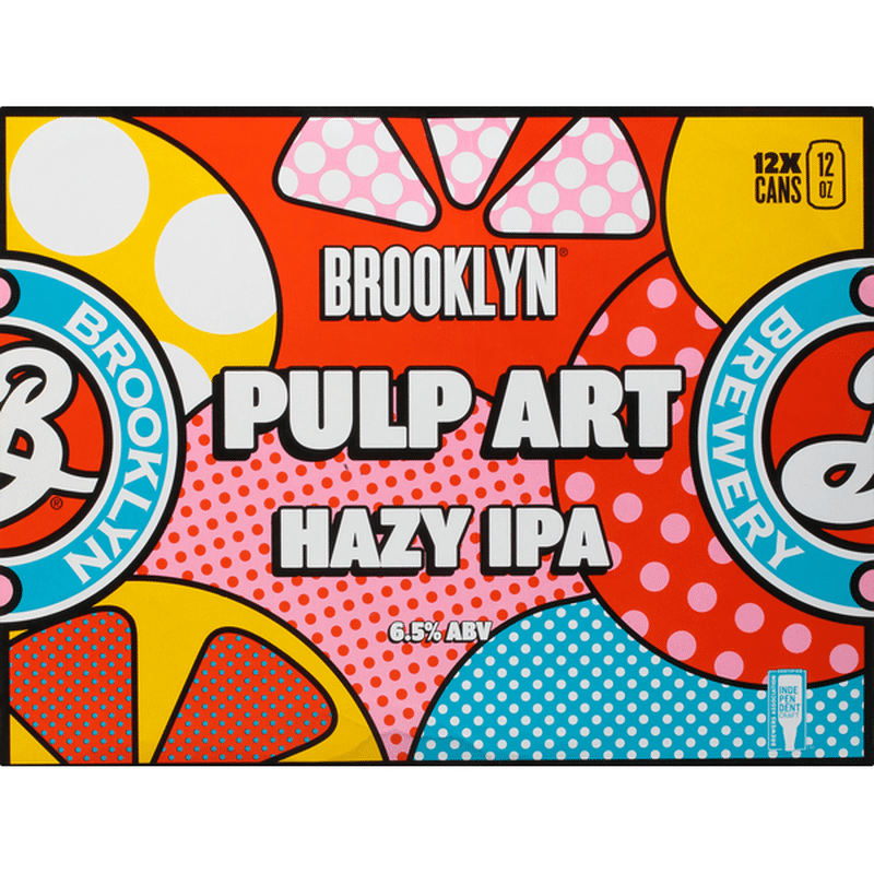 Brooklyn Brewery Beer, Hazy IPA, Pulp Art, 12 Pack (12 each) - Instacart