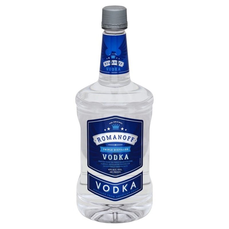 Romanoff Caviar Vodka, Triple Distilled (1.75 L) - Instacart