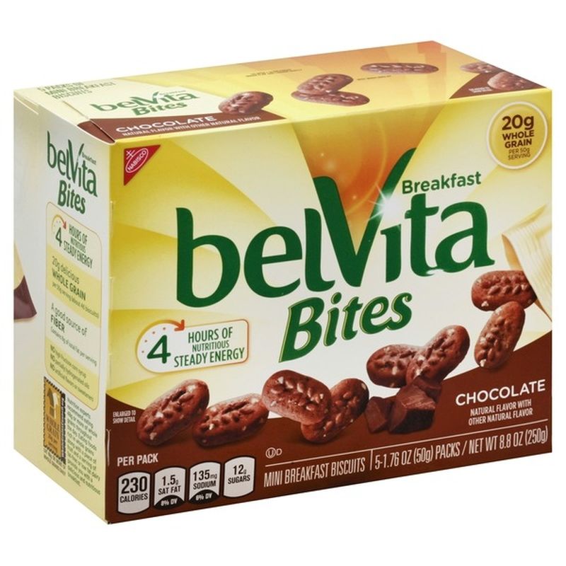 Nabisco Belvita Bites Chocolate Mini Breakfast Biscuits (5 ct) from ...