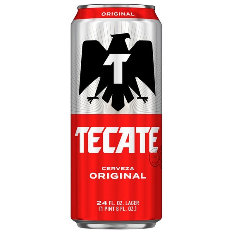 Tecate Original Mexican Lager Beer (24 fl oz) - Instacart
