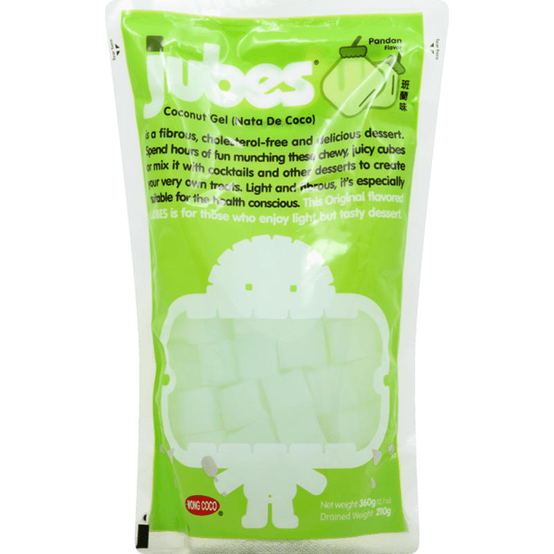 Jubes Coconut Gel, Pandan Flavor (360 g) - Instacart