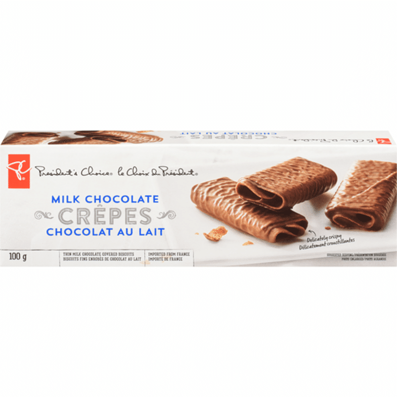 President's Choice Milk Chocolate Crepes (100 g) Delivery or Pickup ...