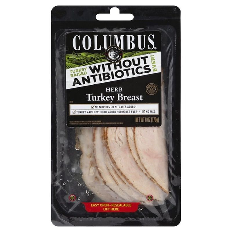 Columbus Turkey Breast, Herb (6 oz) - Instacart