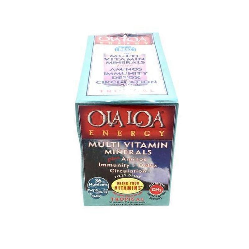 Ola Loa Energy Multi Vitamin Drink Mix Tropical Flavor (30 ct) - Instacart