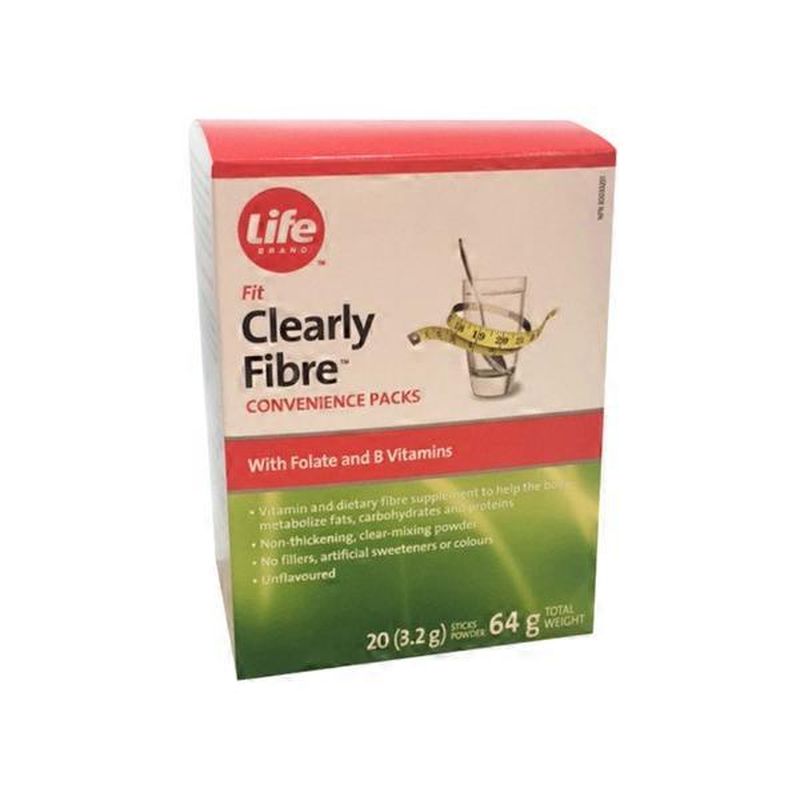 Life Brand Convenience Pack Clearly Fibre Fit Daily Vitamin Dietary ...