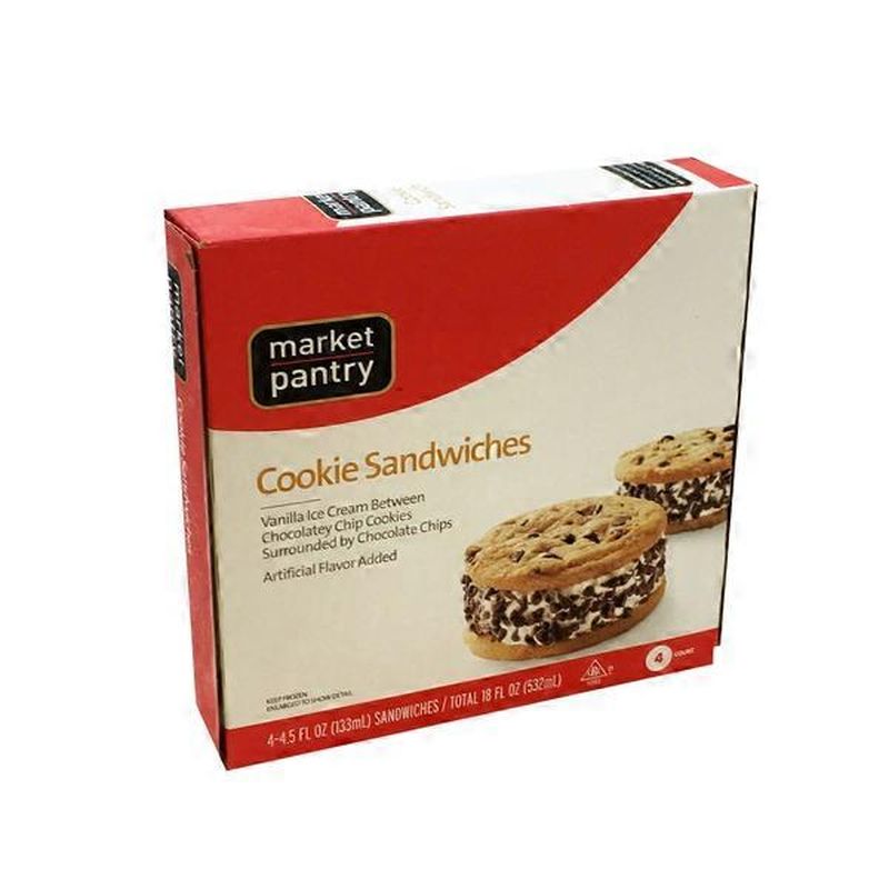 Market Pantry Cookie Sandwiches (4.5 fl oz) - Instacart