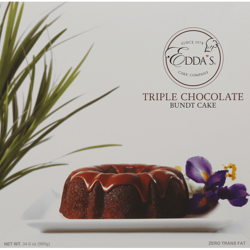 Edda's Bundt Cake, Triple Chocolate (34.6 oz) - Instacart