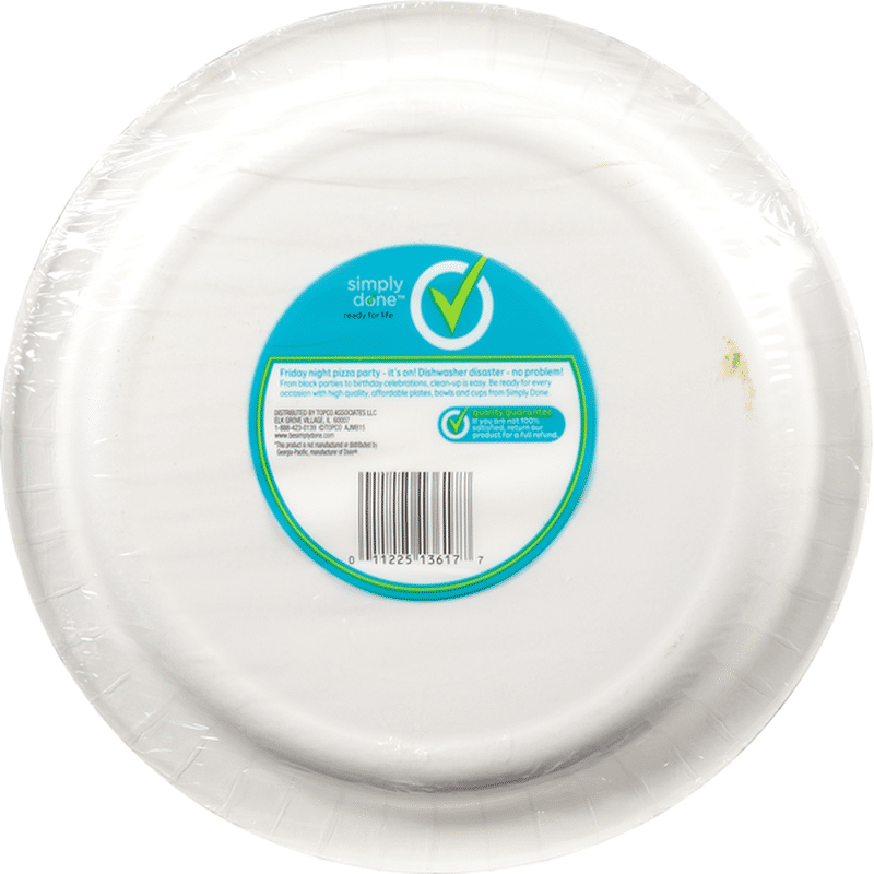 Simply Done 10-1/16" Heavy Duty Designer Paper Plates (44 each) - Instacart