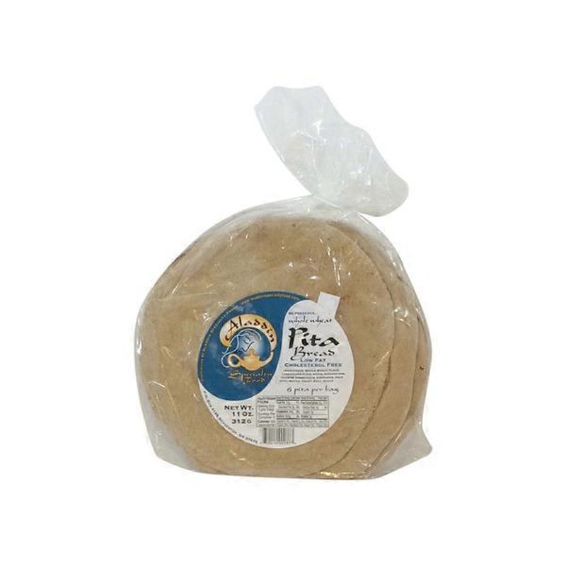 Aladdin Speciality Foods Low Fat Whole Wheat Pita Bread (11 oz) - Instacart