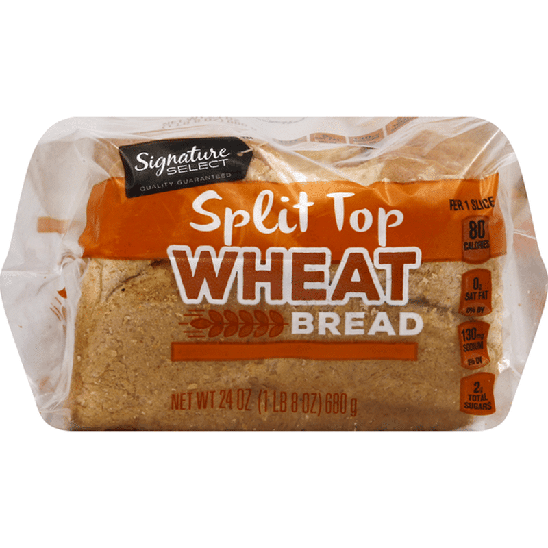 Signature Select Bread, Split Top Wheat (24 oz) - Instacart