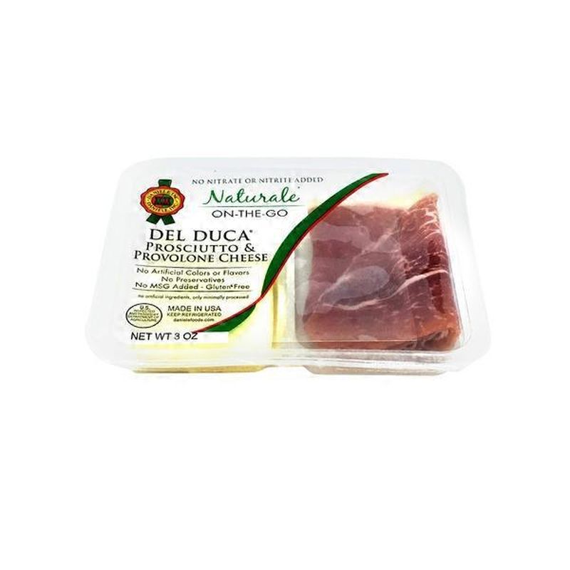 Daniele Del Duca On-The-Go Prosciutto Provolone Cheese (3 oz) - Instacart