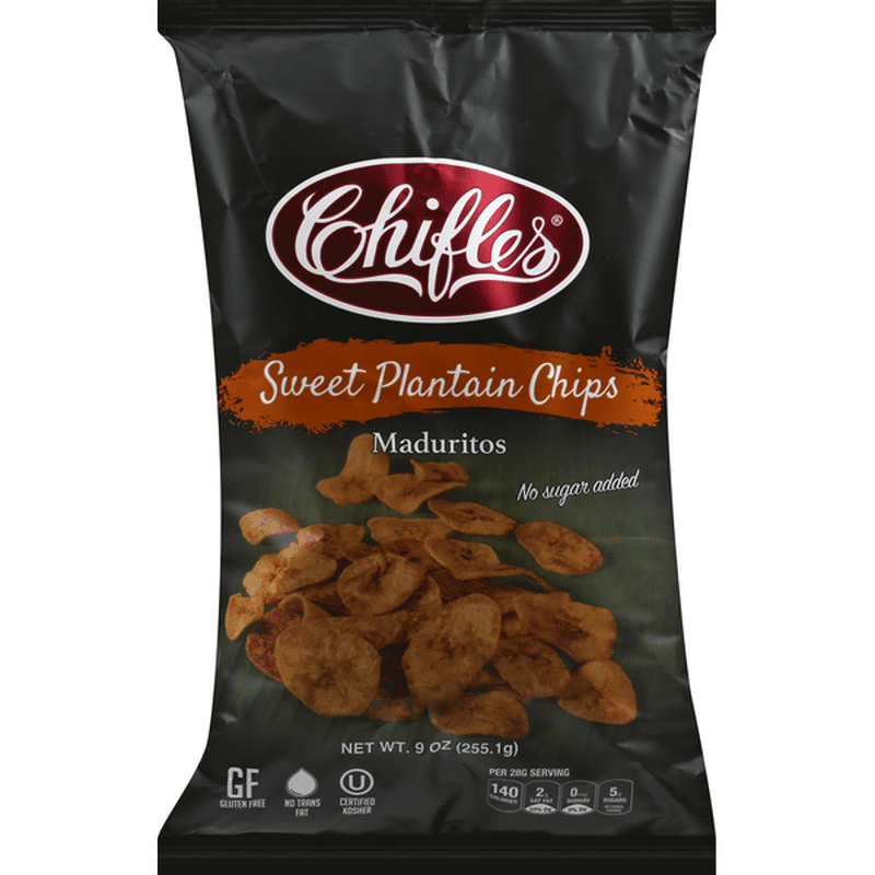 Chifles Plantain Chips, Sweet (9 oz) - Instacart