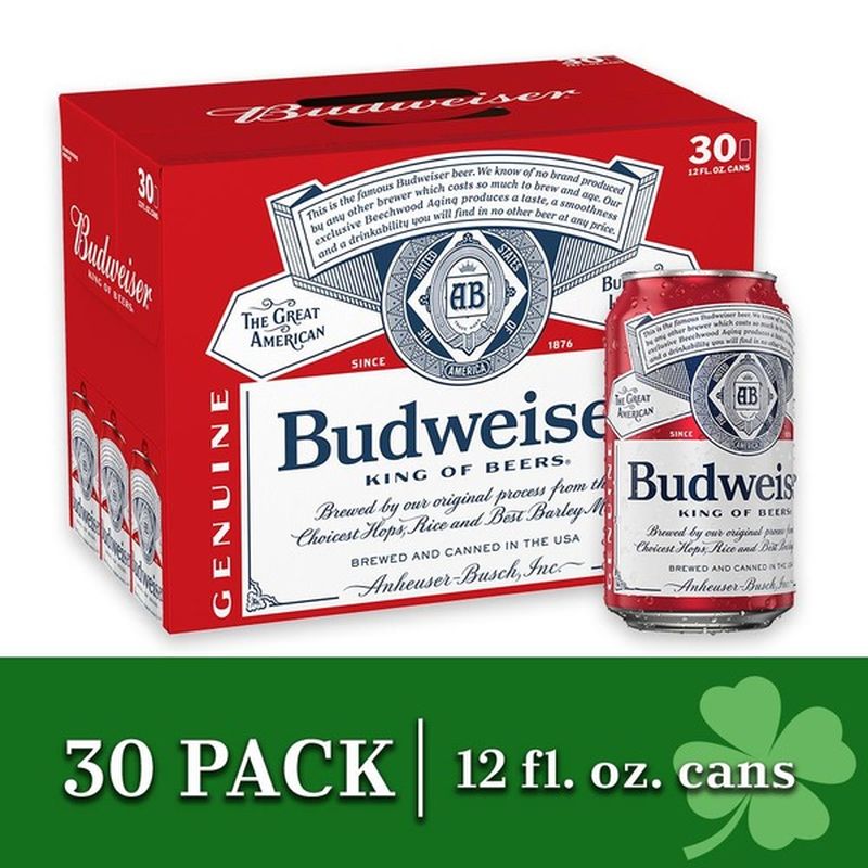 Budweiser Beer Cans (12 fl oz) - Instacart